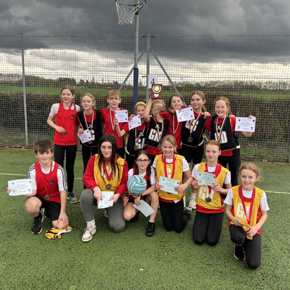 John Clare Primary School - AMVC Netball Winners!